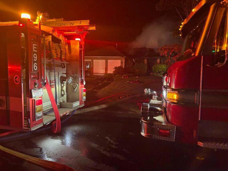 One hospitalized after house fire in Pierce County