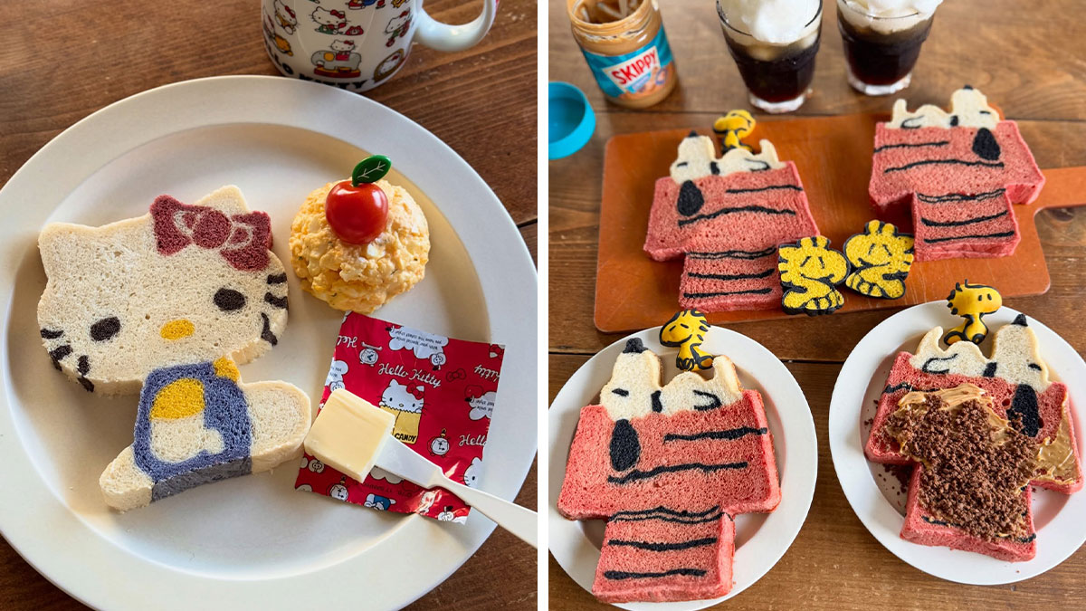 A Japanese baker turns ordinary bread into 33 pop culture icons