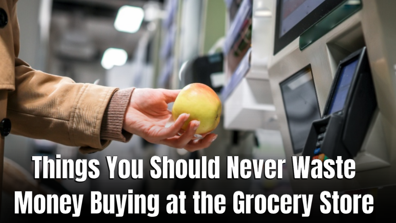 Things you should never waste money buying at the grocery store