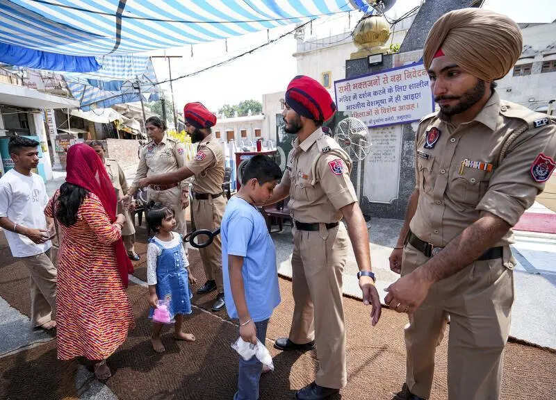 Bomb threat to 5 temples in Punjab, security stepped up