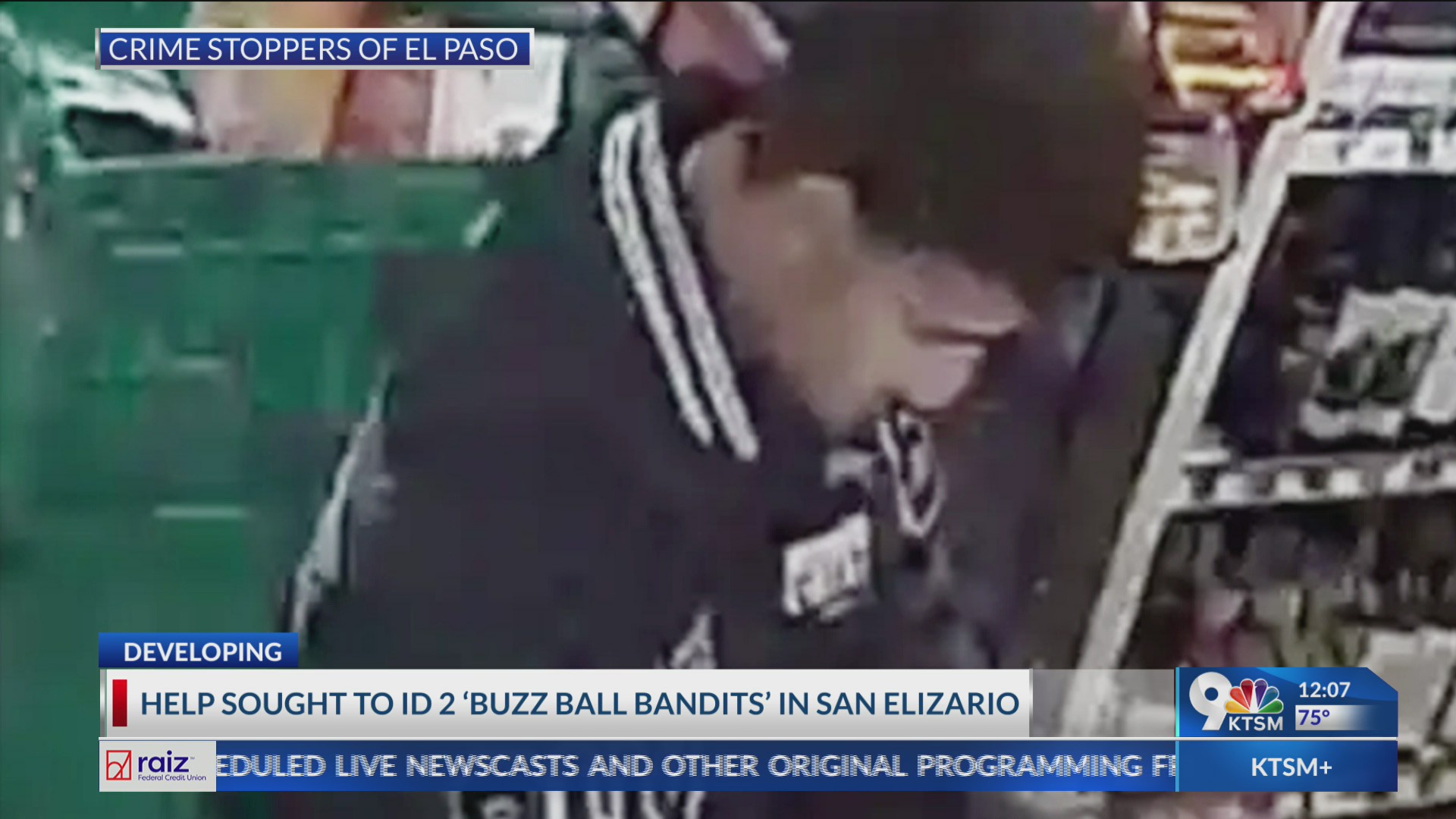 Police searching for 2 'Buzz Ball Bandits'