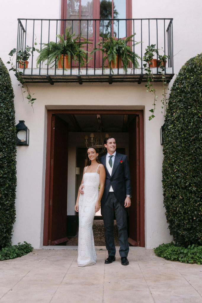 Ana, la novia decoradora que se casó con un vestido creado tres meses ...
