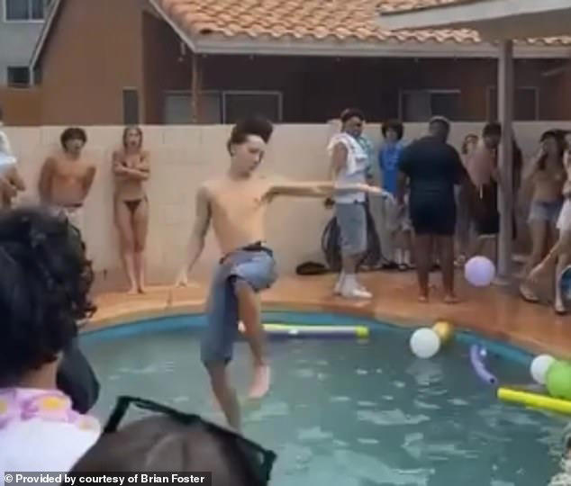 Teen who lost his ear after drunkenly flipping into a pool at party ...