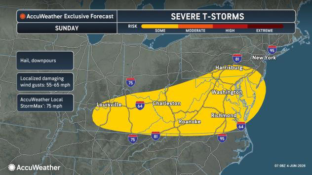 Severe storms to rumble across plains, spread eastward this weekend