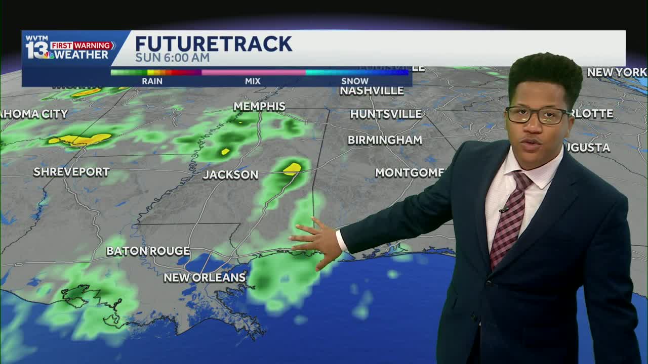 Alabama's weather forecast: Tropical moisture fuels rain and storms ...