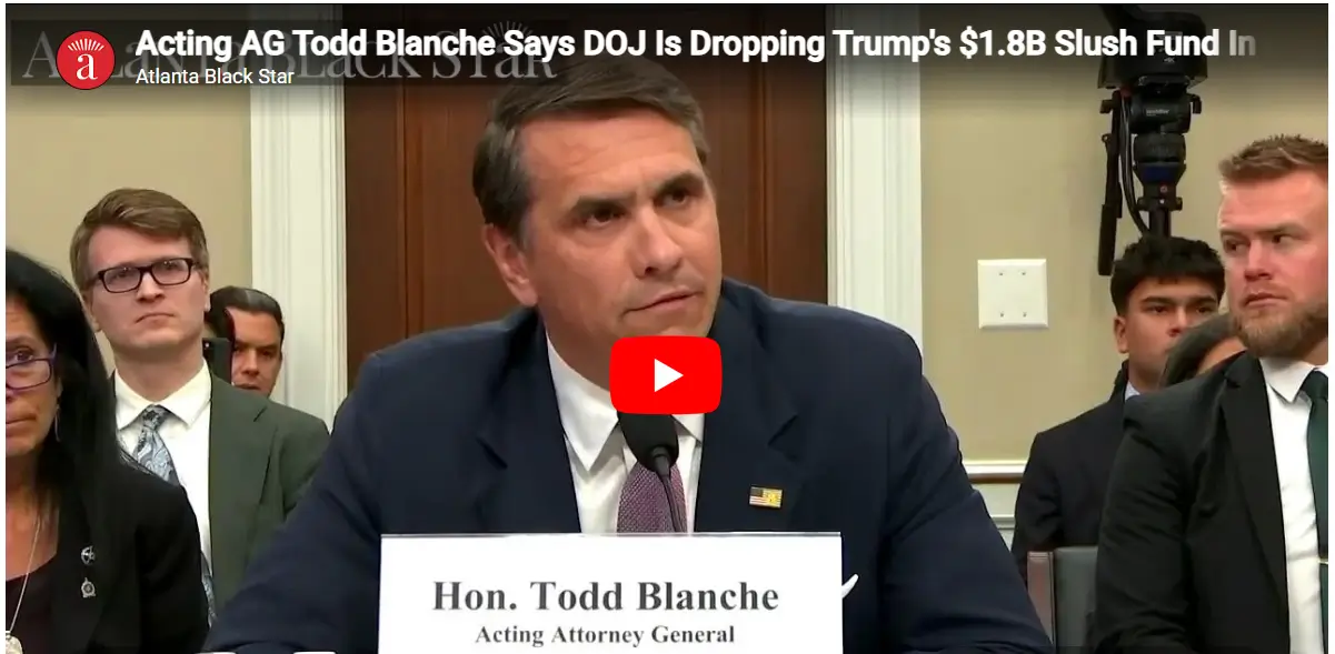 Todd Blanche told Congress the $1.8B fund was finished — then critics ...