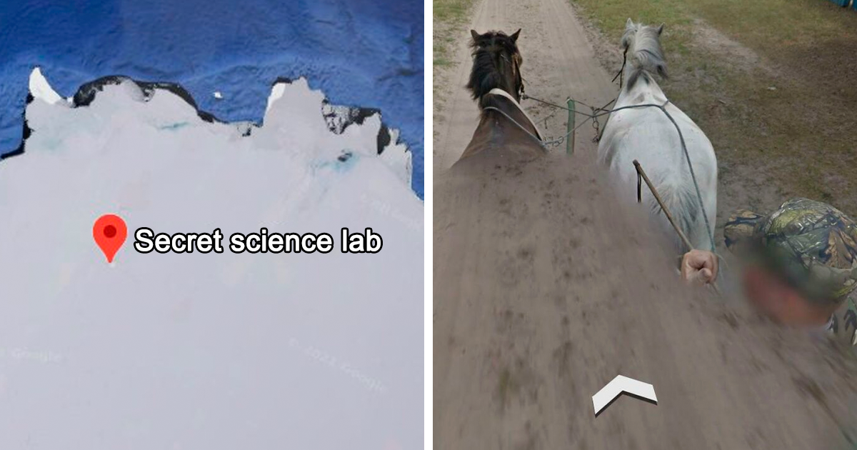 People share 27 strange discoveries found on Google Maps