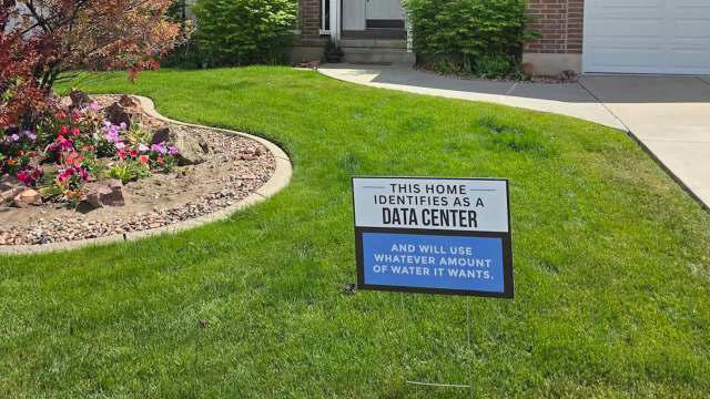 Utah dad says his home now identifies as a data center as yard signs ...