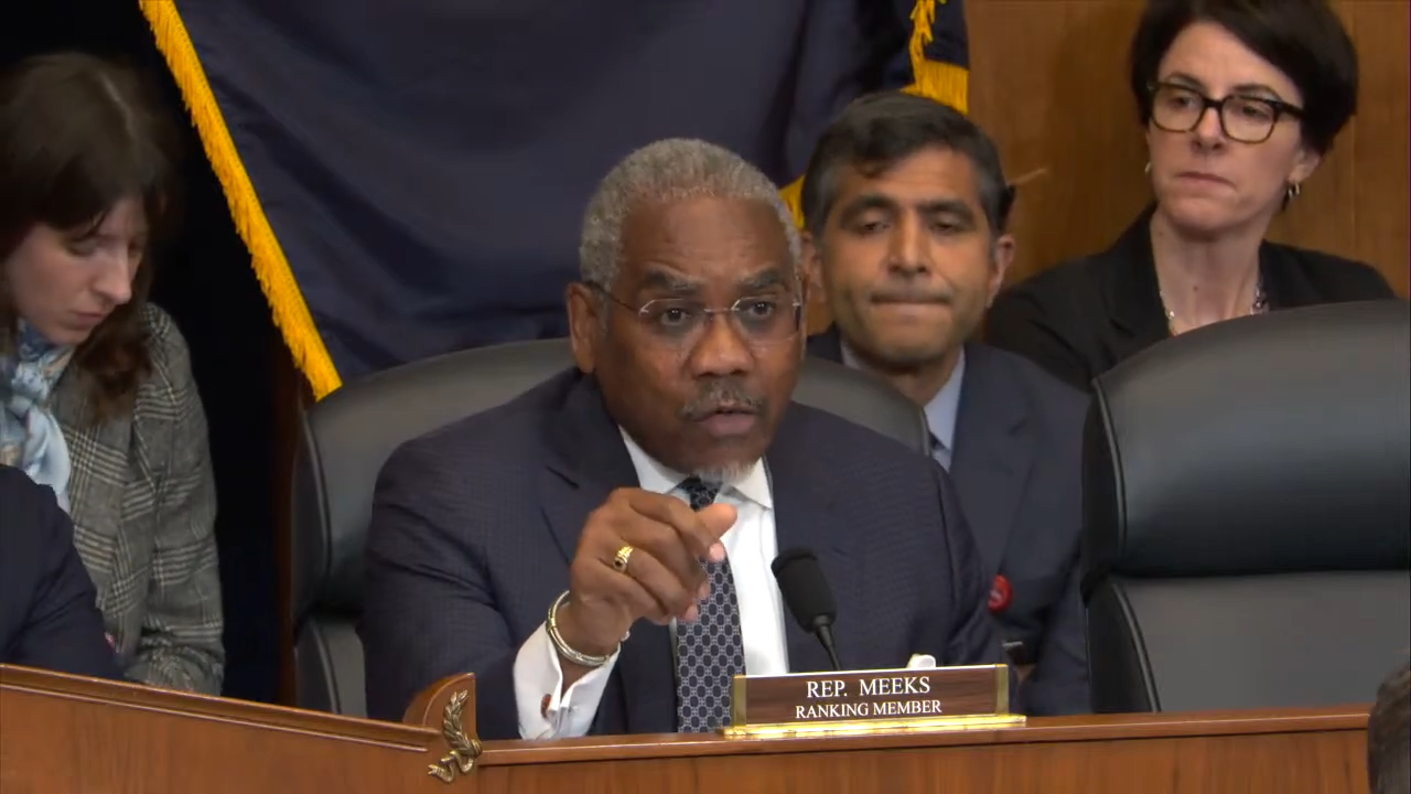 'They have made billions': Gregory Meeks confronts Marco Rubio on Trump ...
