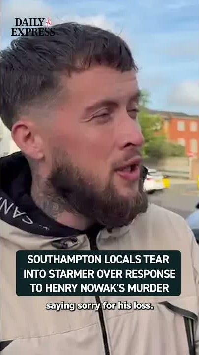 Southampton locals slam Keir Starmer's response to Henry Nowak's murder