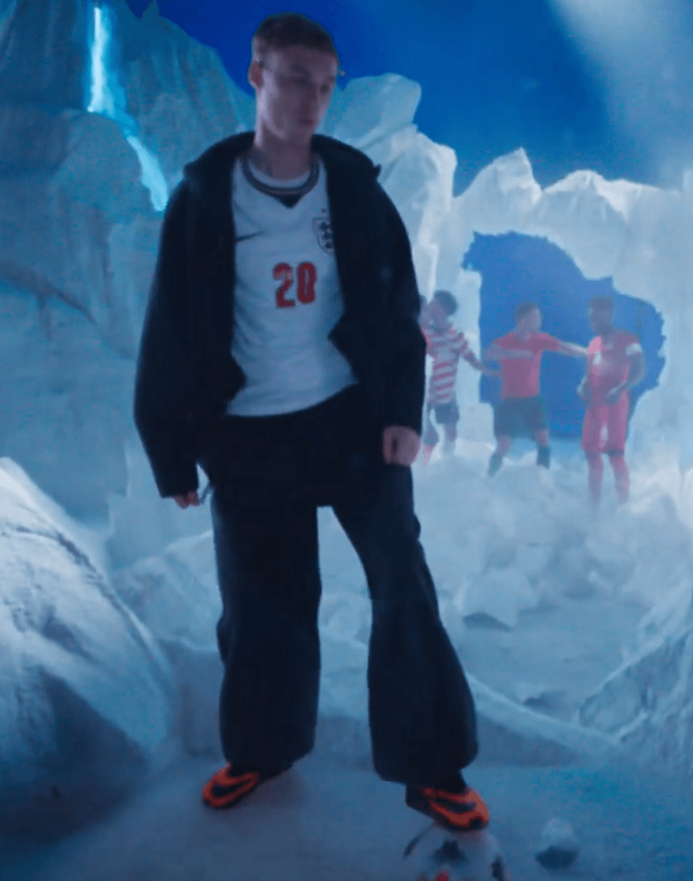 Awkward moment England star is featured in Nike World Cup advert ...
