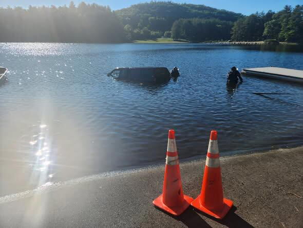 Person dies after car plunges into Barkhamsted lake