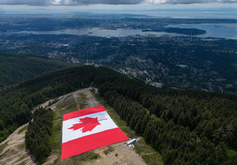 Biggest Canadian flag unfurled in Vancouver for World Cup, but may ...