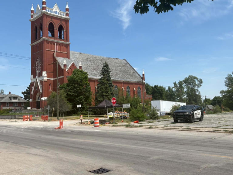 Construction worker finds human skull near former church in Bay City