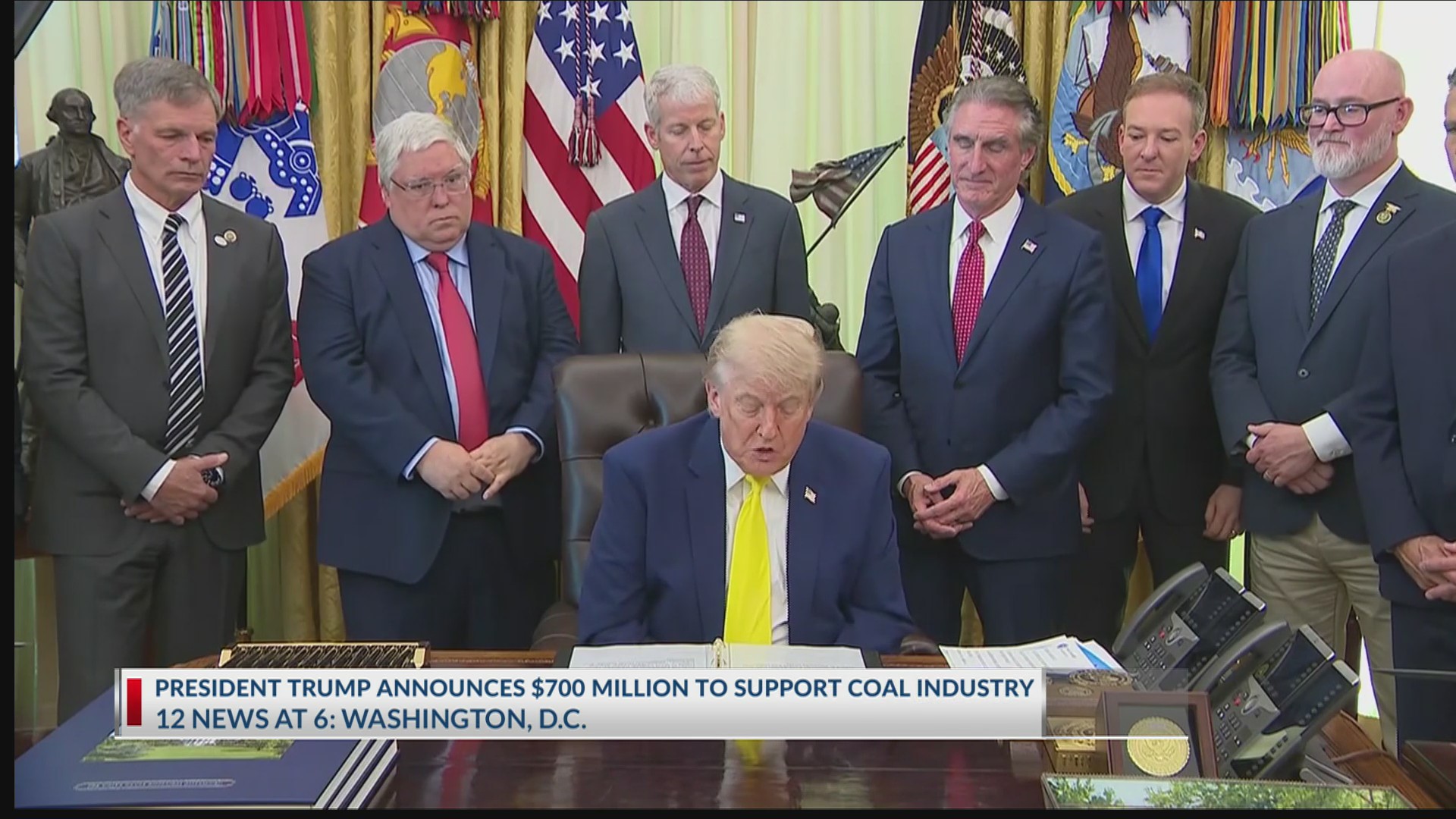 President Trump announces $700 million towards coal-fired power plants ...