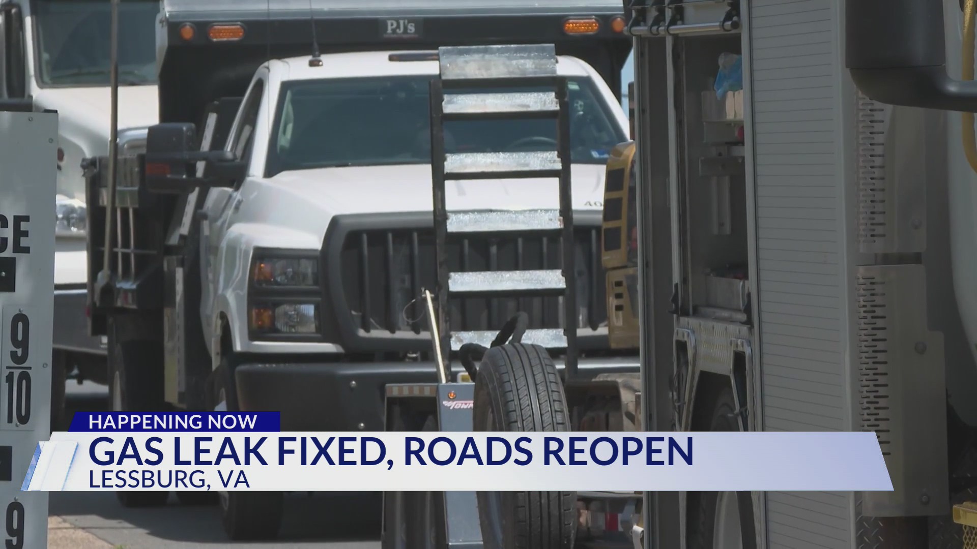 Crews repair gas leak in Leesburg