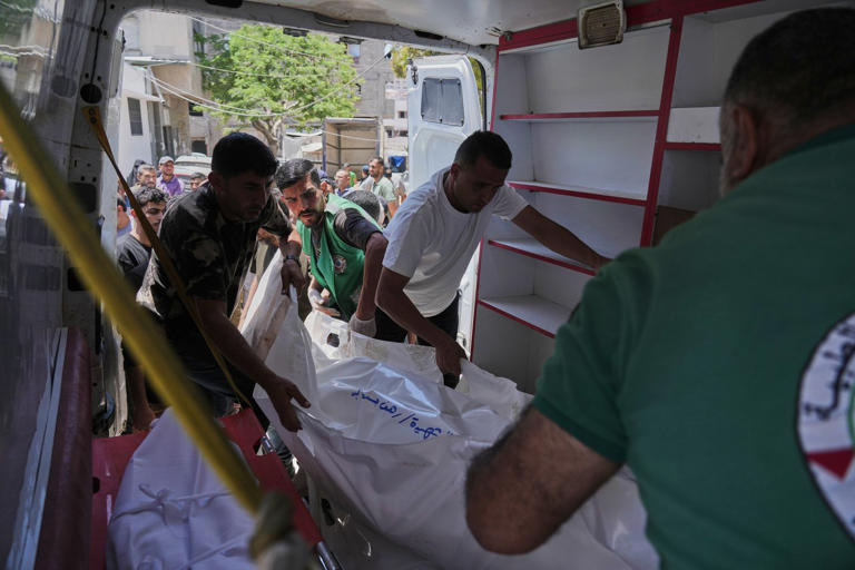 At least 10 people killed in strikes on Gaza, hospitals say