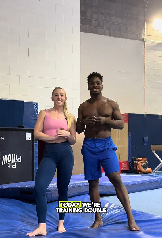 Training double layouts vlog: Adult gymnastics challenge progress