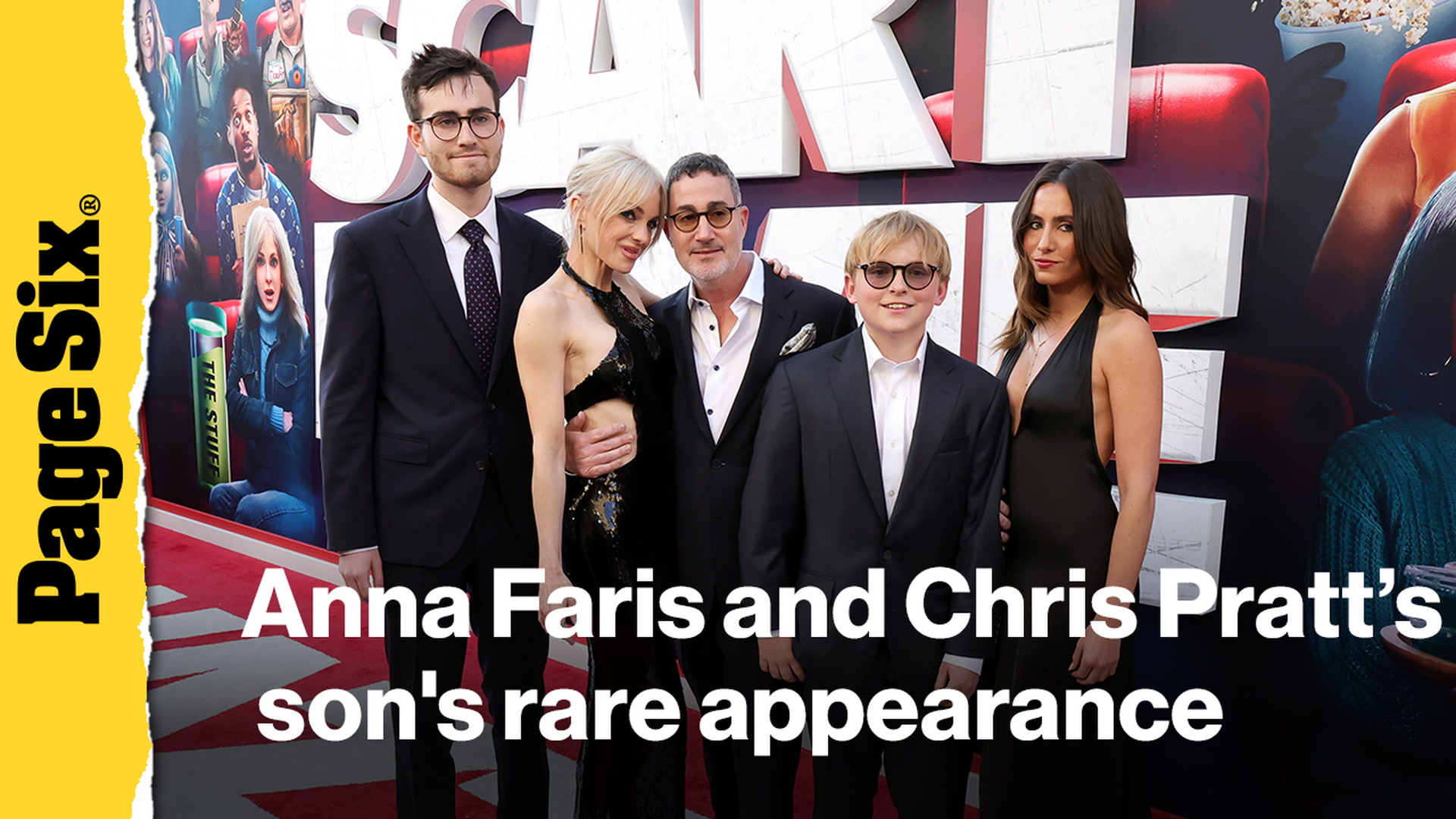 Anna Faris and Chris Pratt's son, Jack, makes rare appearance at 'Scary ...