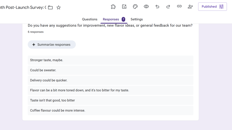 I used Gemini in Google Forms to auto-build a survey and analyze ...