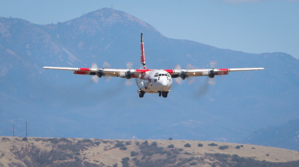 Cal Fire deploys new C-130 Hercules, copter at upgraded Ramona base