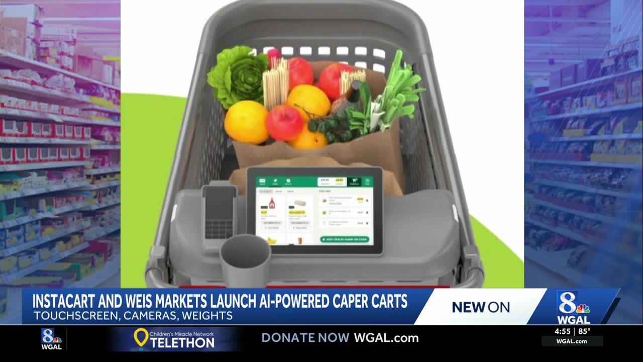 Weis Markets launches AI-powered shopping carts in Pennsylvania