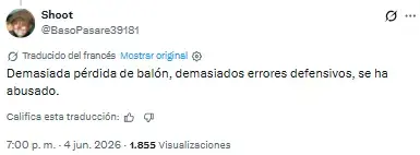 Los hinchas franceses explotaron por la derrota ante Costa de Marfil ...