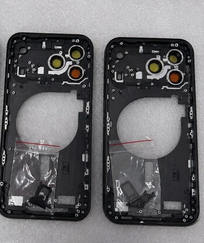 Alleged iPhone 18 Pro chassis leak reveals new color options
