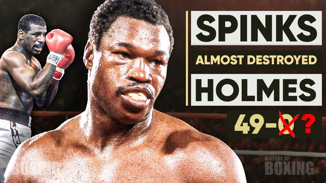 When Michael Spinks almost destroyed Larry Holmes! It was unforgettable.