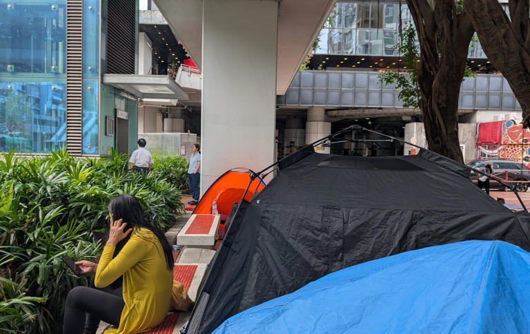With fewer public spaces for Hong Kong’s helpers, where can they go to ...