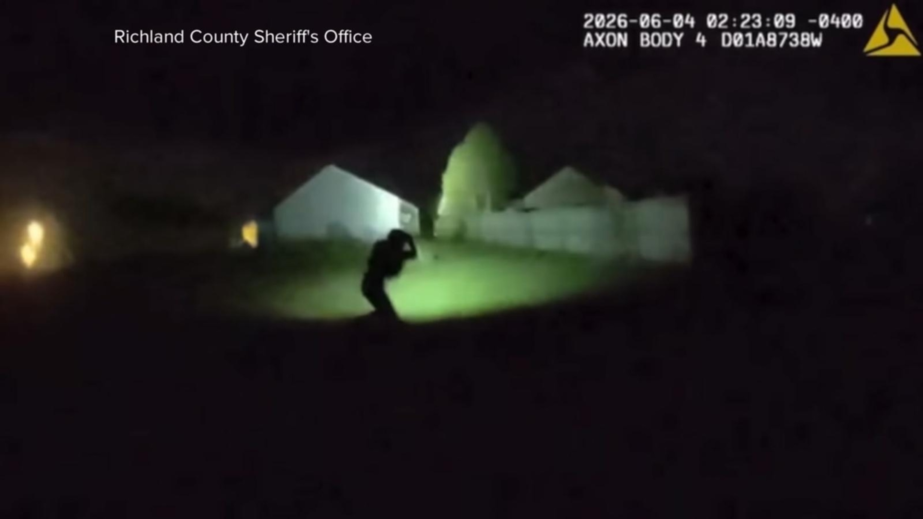 Police body camera shows wild shootout in South Carolina neighborhood