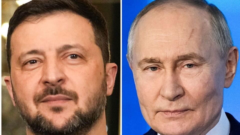 Ukraine's Zelensky in open letter to Russian President Putin calls for ...