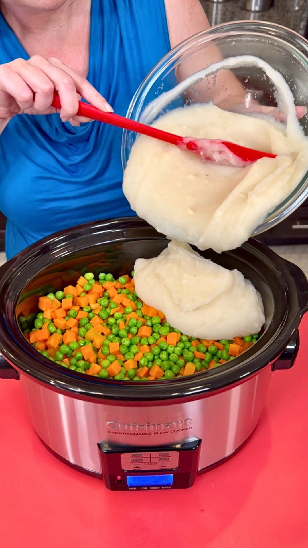 Slow cooker shepherd’s pie with beef