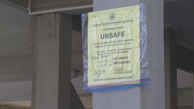 Indian Beach condos deemed unsafe for fire, safety hazards