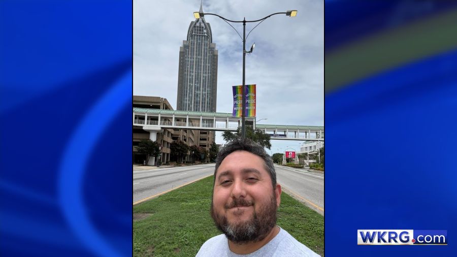 Mobile celebrates Pride Month with flag display