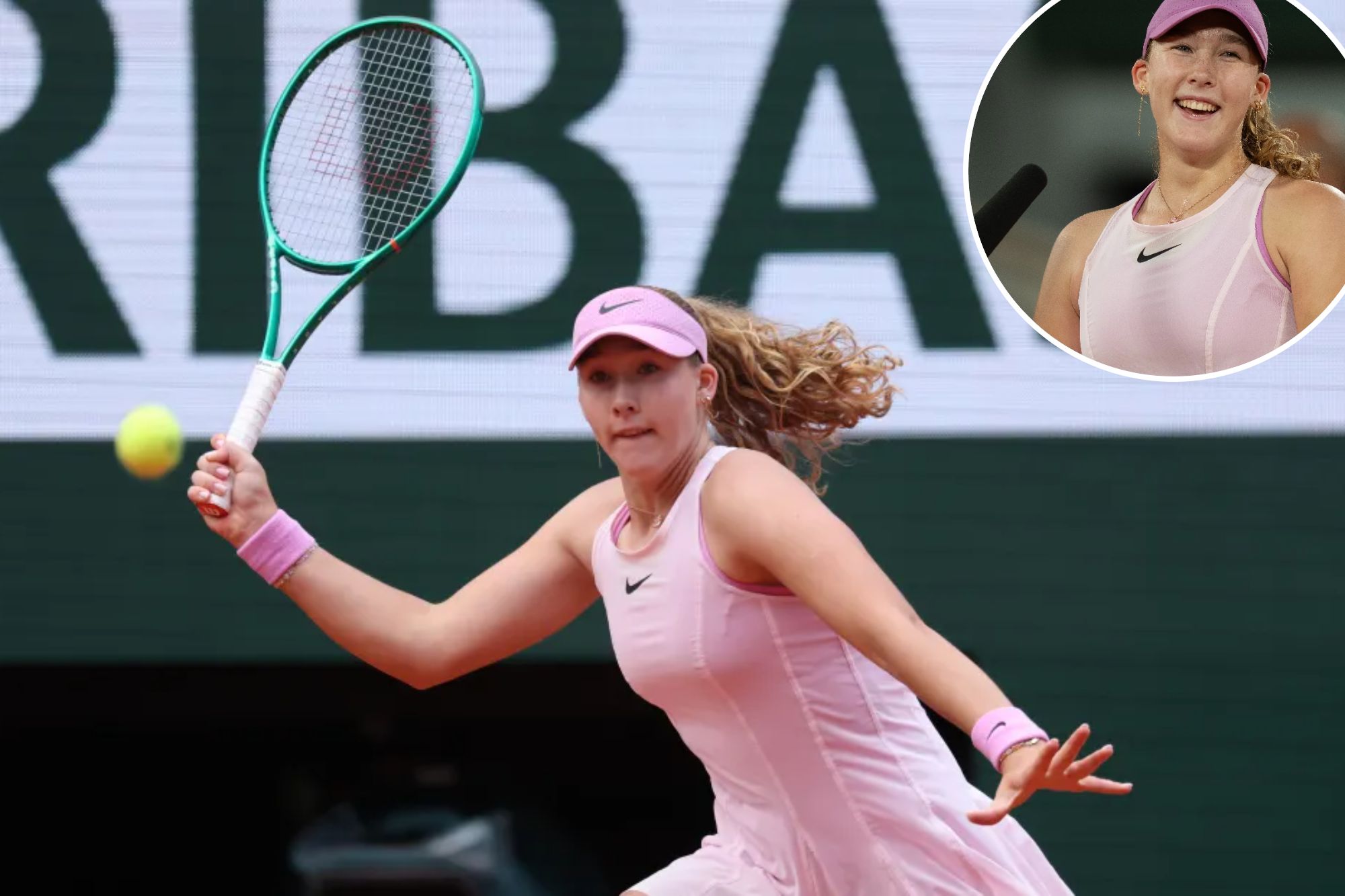Russian teen Mirra Andreeva breaks through to French Open final