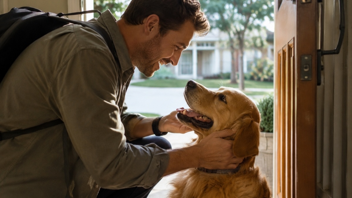 Why saying goodbye to your dog when leaving home matters more than you ...