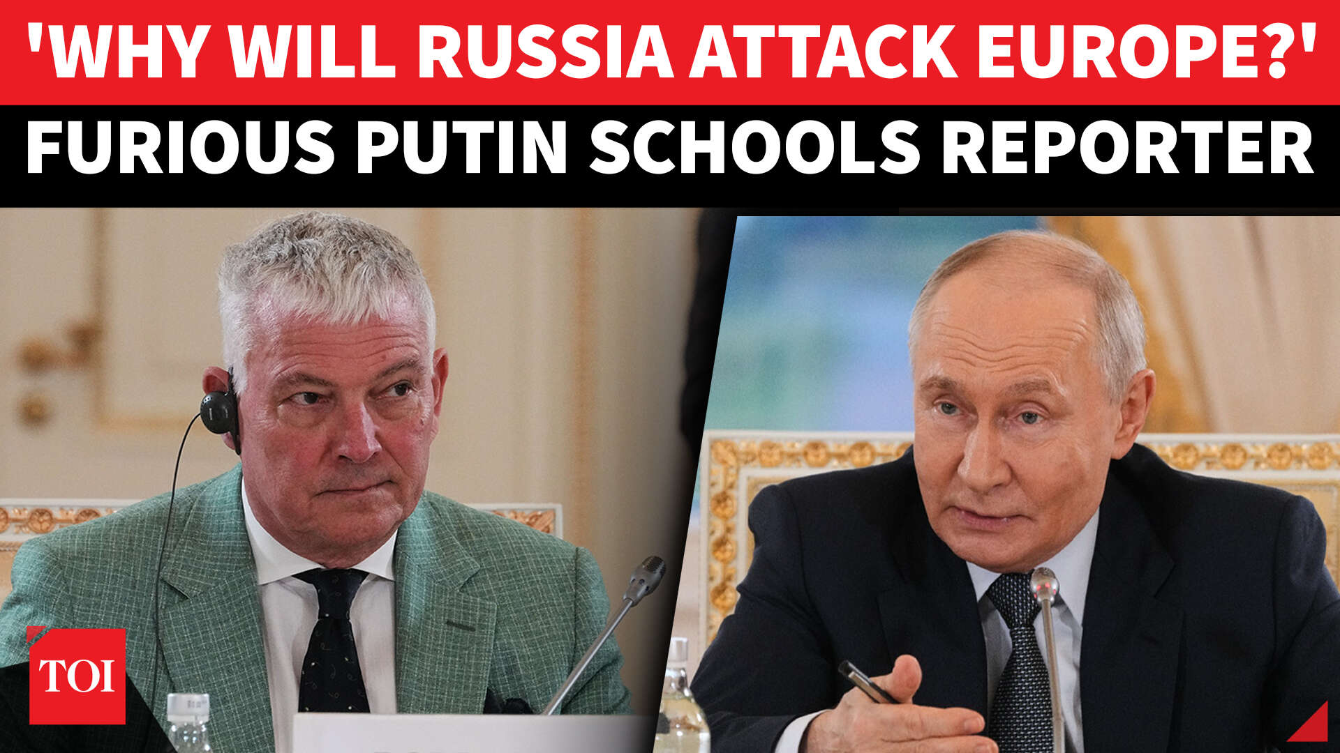 'Nonsense': Putin shuts down reporter on Russia invading Europe ...