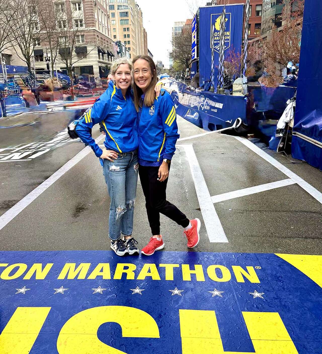 Hukill, Trevathan form friendship through training for Boston Marathon