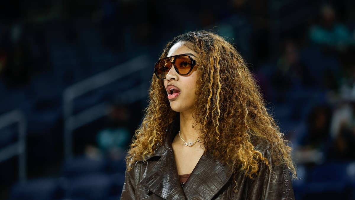 Angel Reese stuns in chic all-black outfit before WNBA matchup against ...