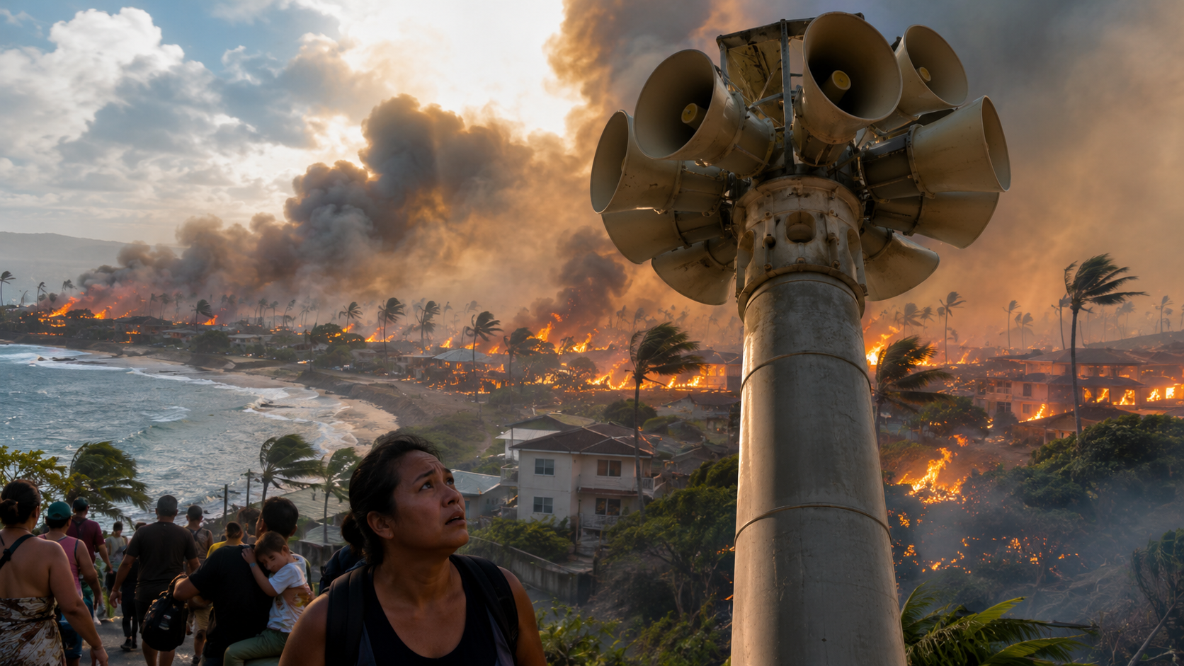 Why Maui’s warning sirens never sounded during the wildfires
