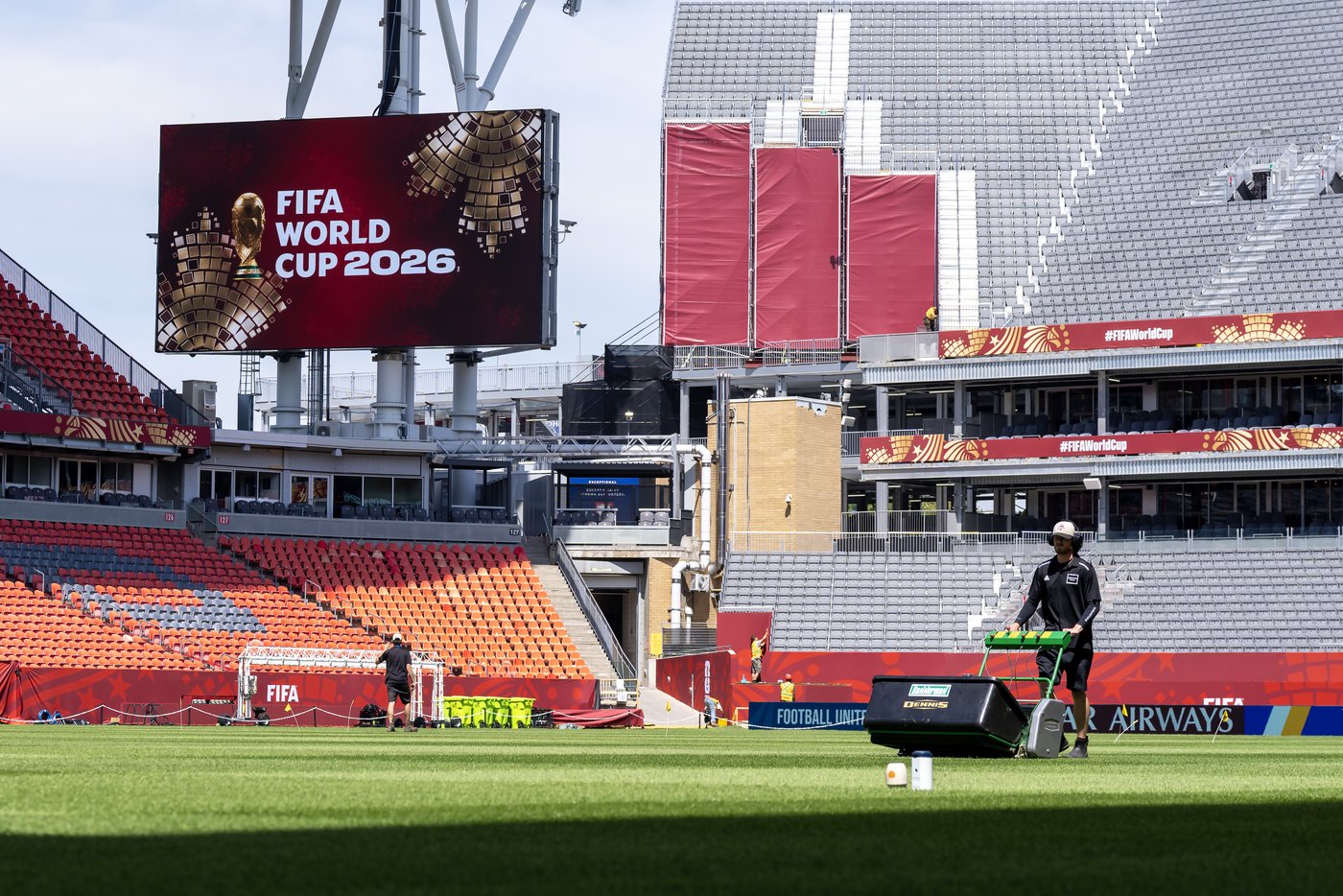 Finishing touches applied to Toronto stadium ahead of Canada's World ...