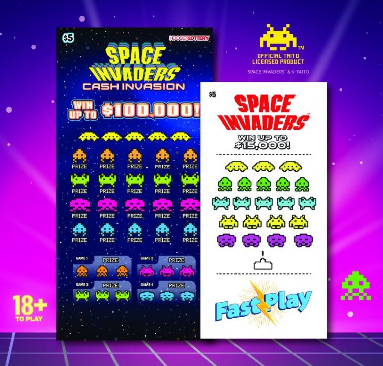 Indiana lottery halts sales of Space Invaders scratch-offs over ...