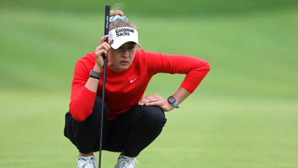 Midround at US Women's Open, Nelly Korda swaps out shoes LeBron gave her