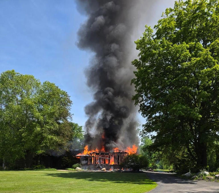 Homeowner injured in Penfield house fire