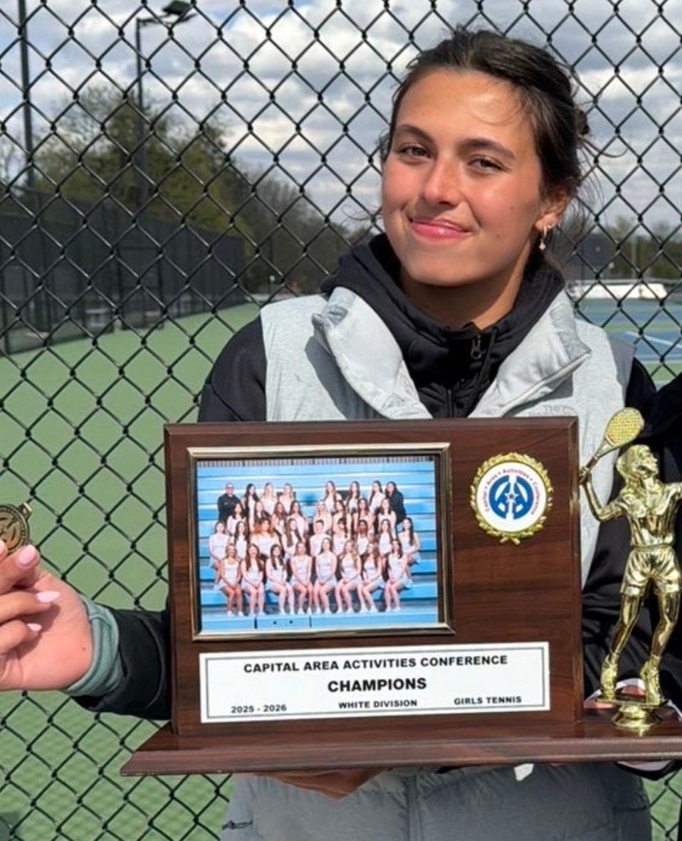 Jayda Stowell made mark for Lansing Catholic after giving tennis a shot