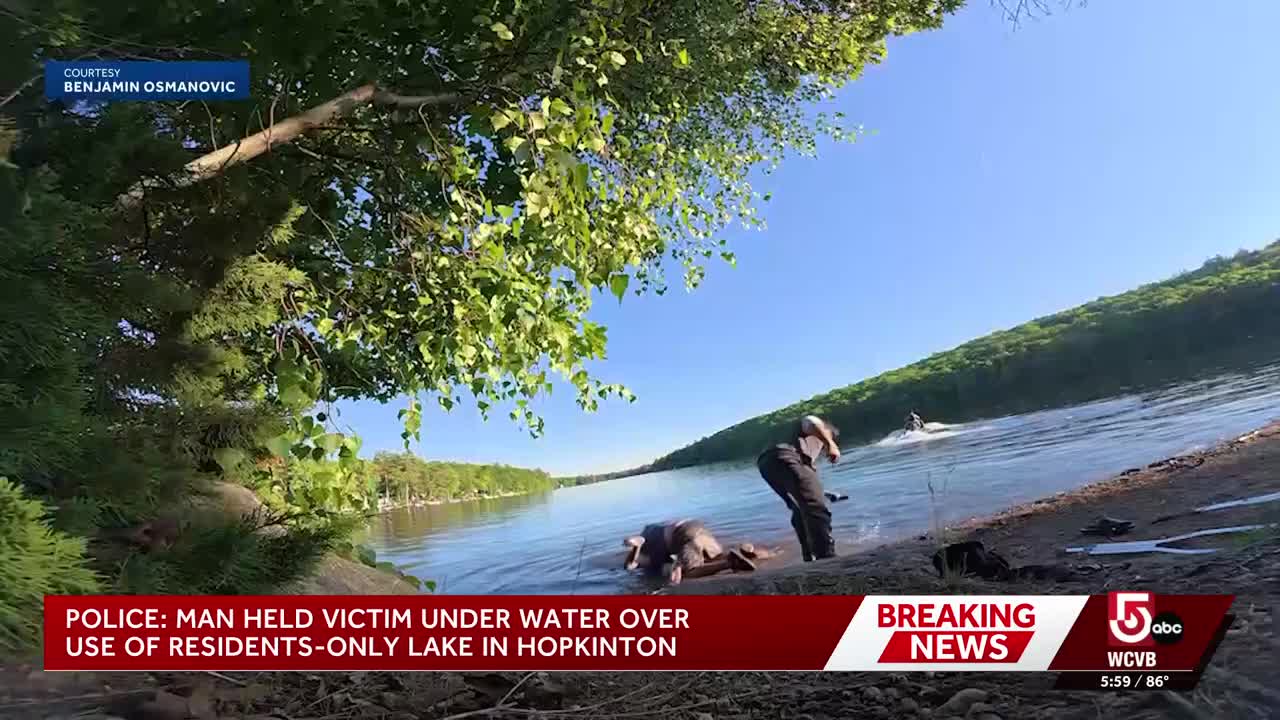 New video appears to show man holding victim's head under water at Mass ...
