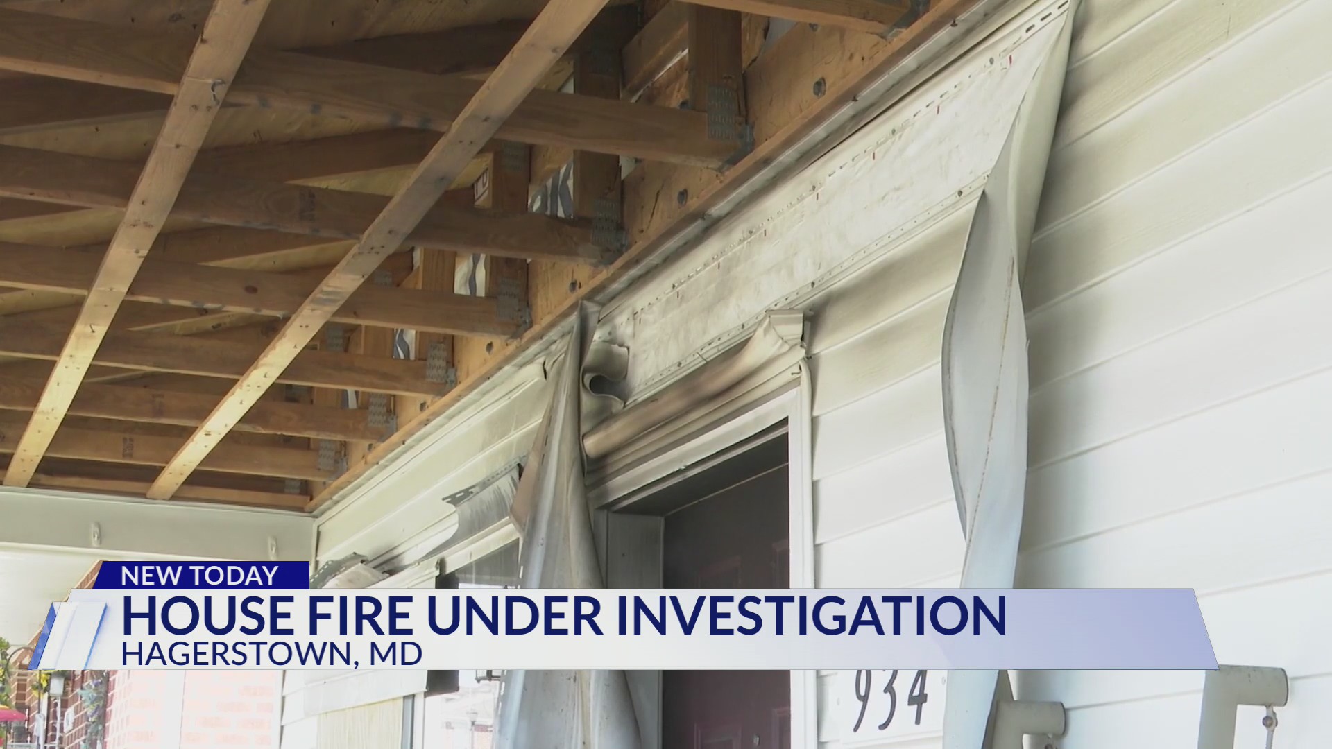 Overnight house fire under investigation in Hagerstown