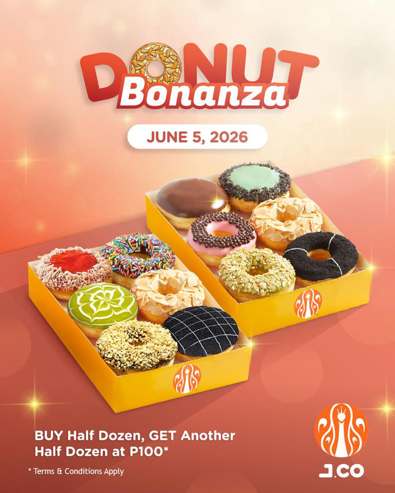 P100 JCO box, P12 Krispy Kreme half-dozen, and other donut day 2026 ...