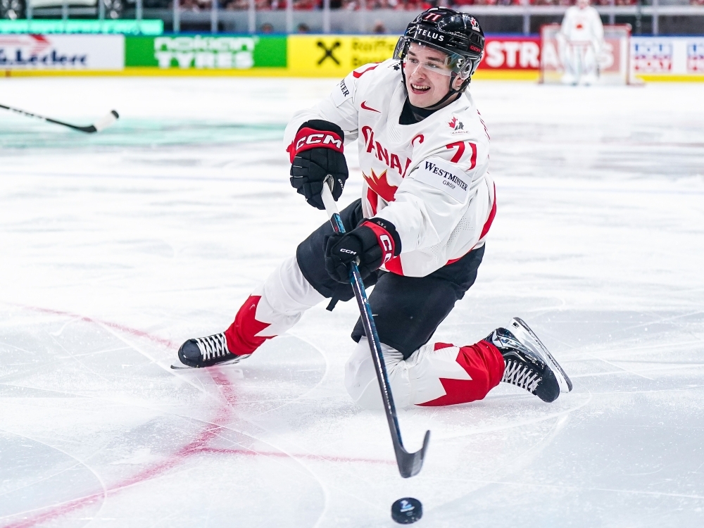 Macklin Celebrini trades hockey for hosting duties during FIFA World ...